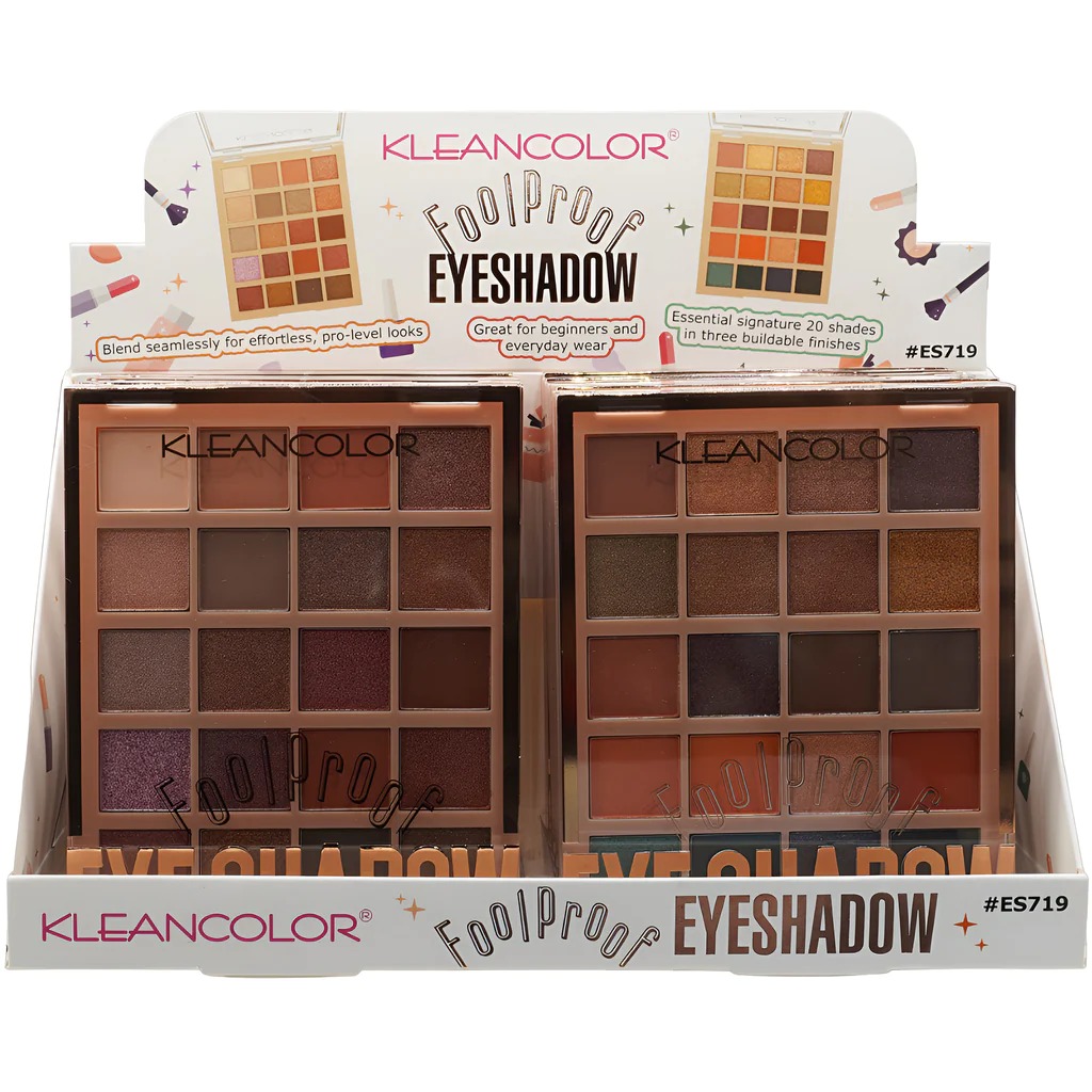 Kleancolor - Foolproofl Eyeshadow Moonlit24 Unidades | MAKEMORE